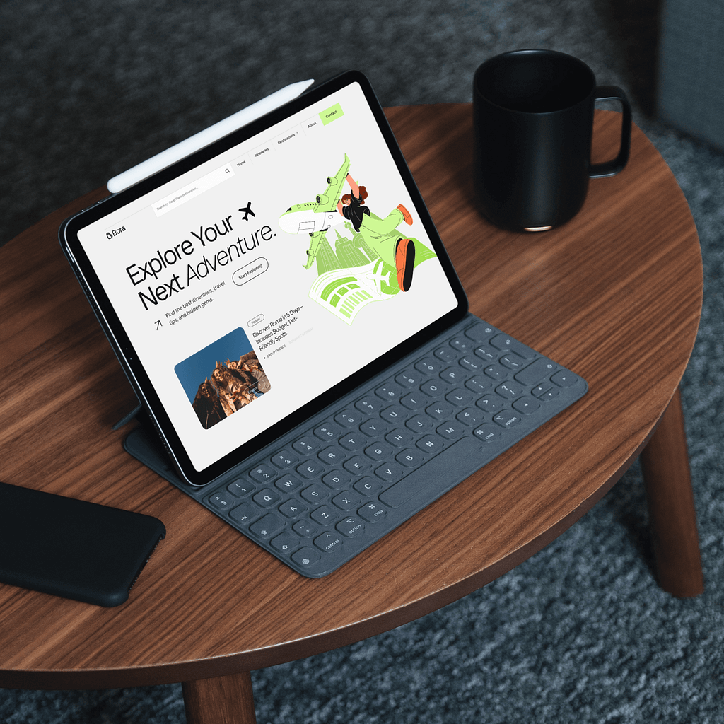 UI/UX Design and Logo Creation for a Modern Brand - Ashik Mahamud Akash